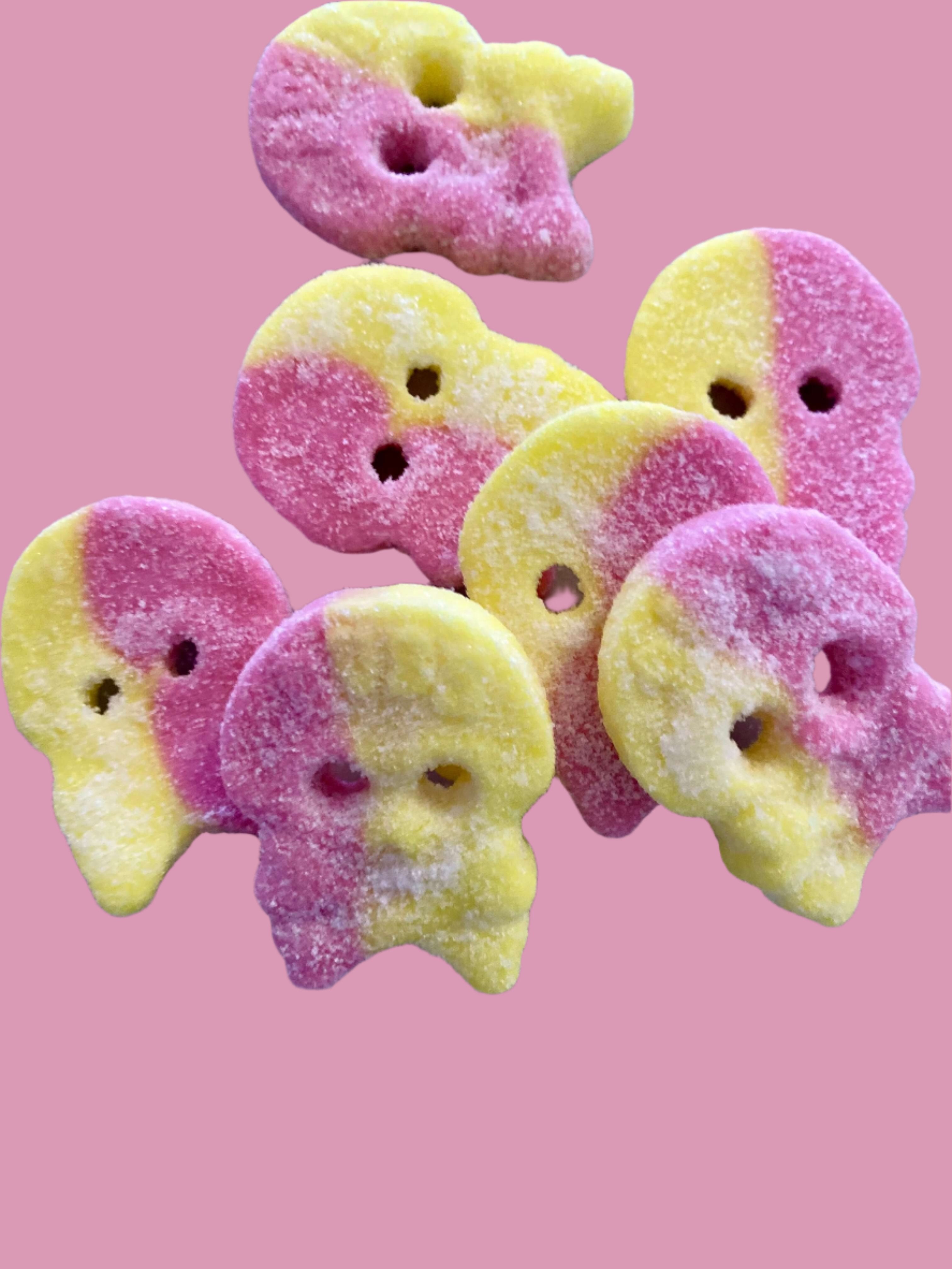 BUBS skulls Raspberry and Lemon sour 0.33Ib – Nantasket Sweets By Swedes